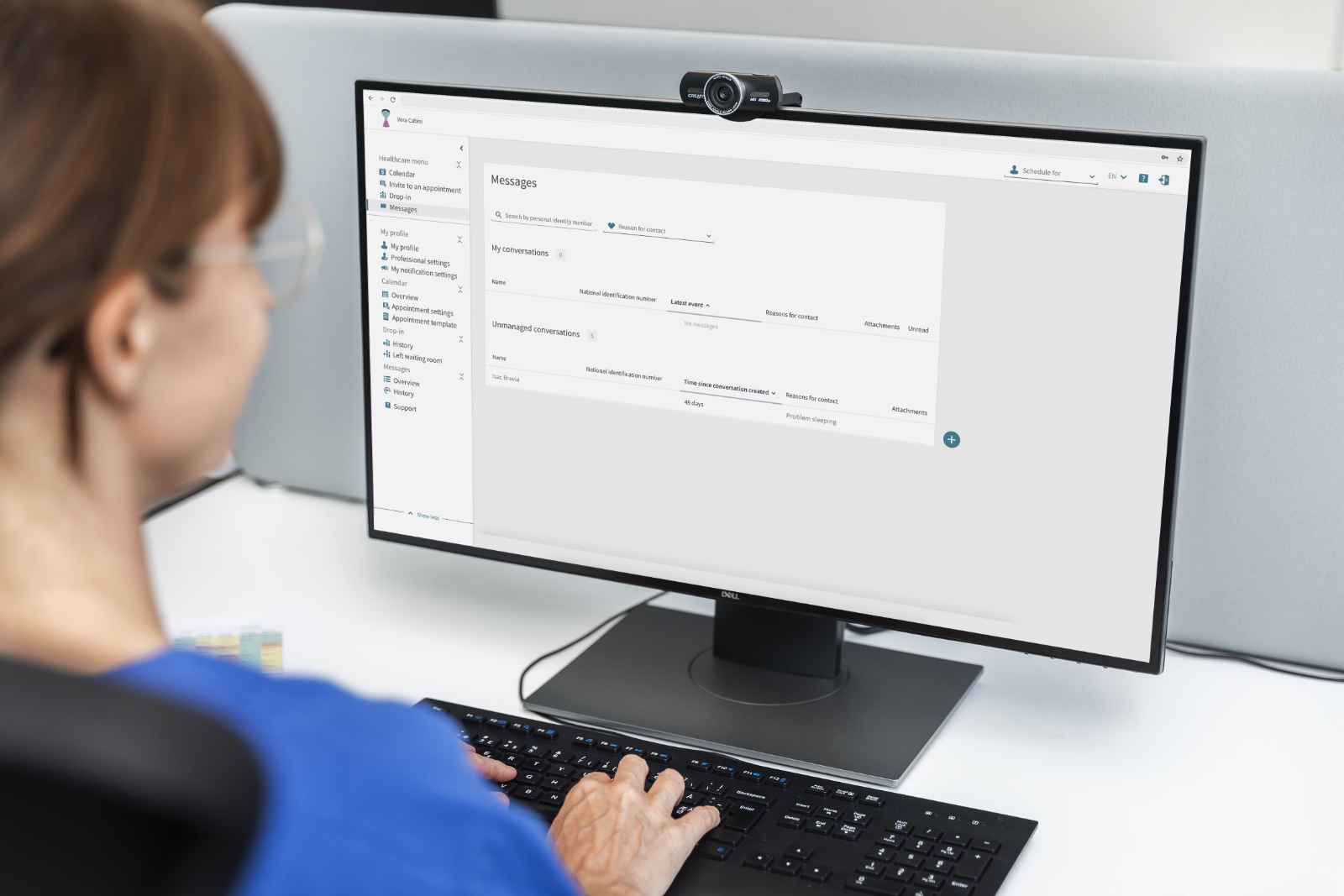 En mer effektiv arbeidshverdag med asynkrone meldinger - Visiba Care